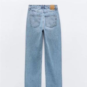 Zara | Jeans | Zara High Rise Straight Leg Jeans | Poshmark